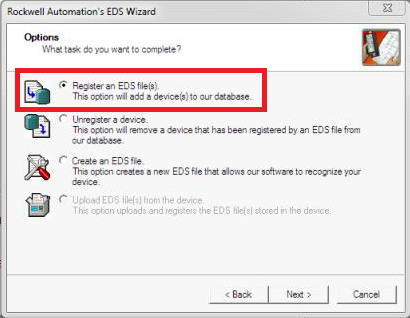 MX200 EthernetIP - Loading EDS Files - The Fredericks Company